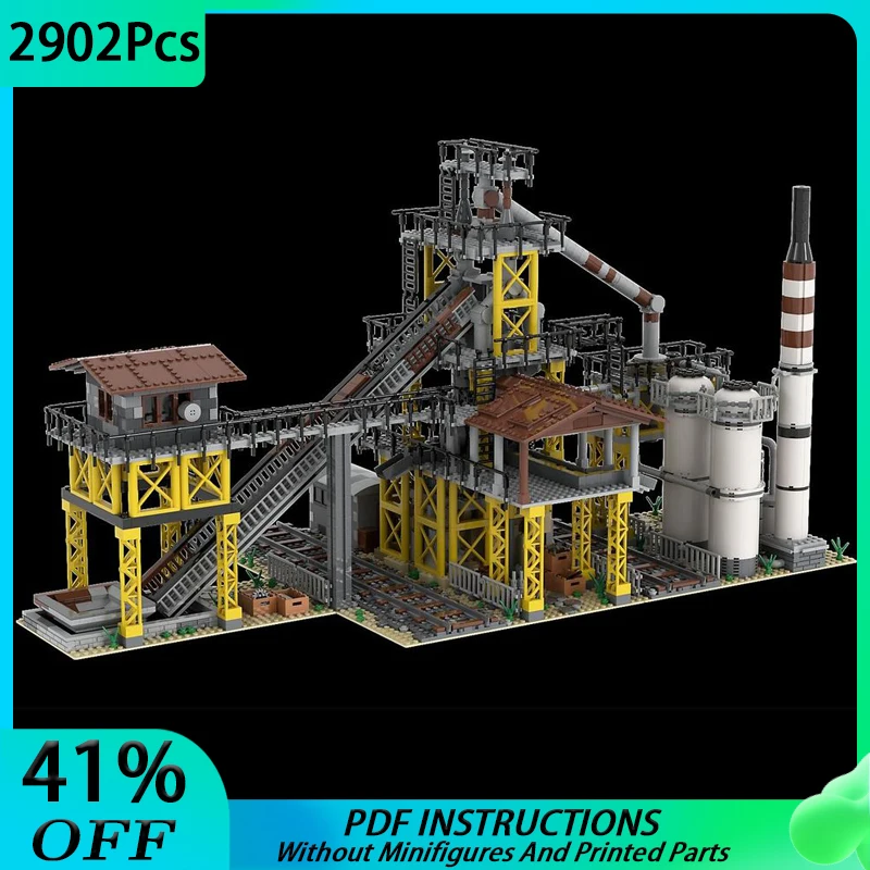 MOC-Blast-Furnace-Modular-Creative-City-Street-View-Bricks-DIY-Architecture-Building-Blocks ...