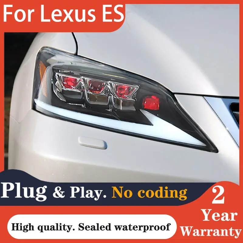 Car-Lights-For-Lexus-ES-ES350-ES240-2006-2012-LED-Auto-Headlights ...