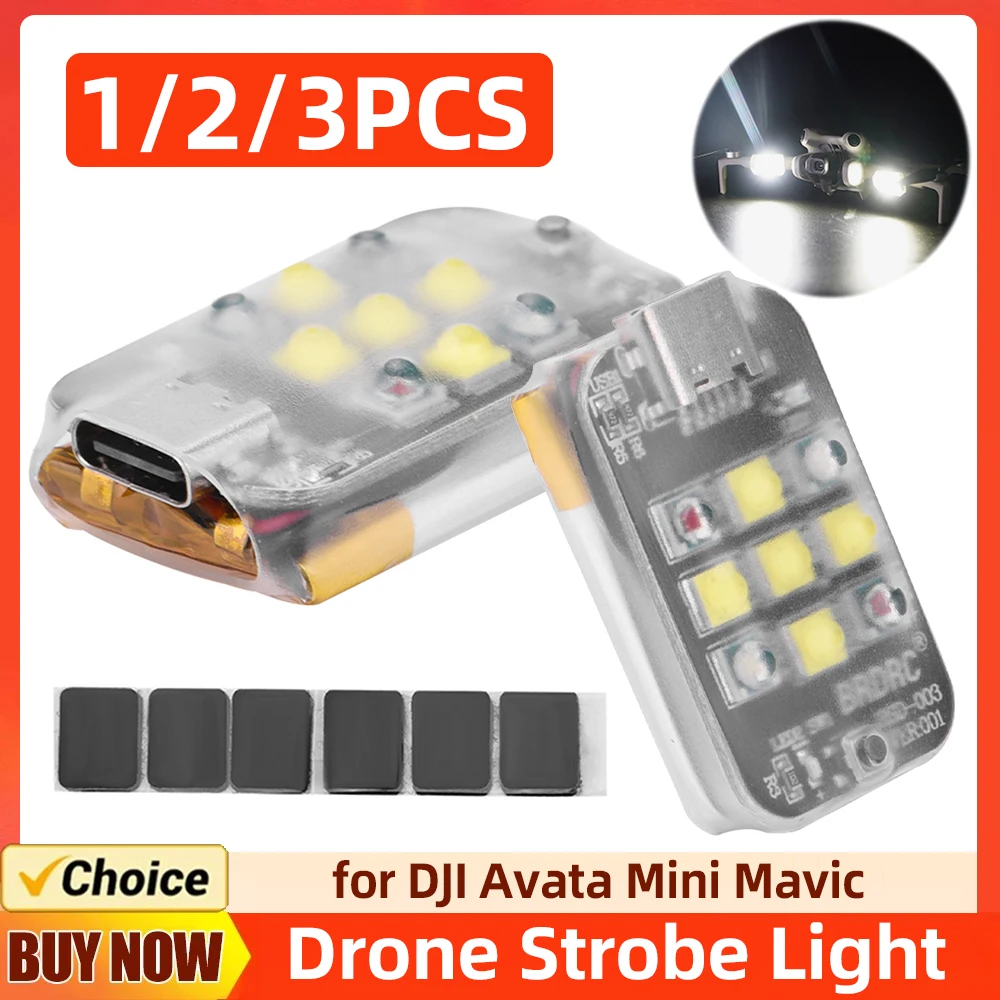 Blinking-LED-Flash-300mAh-Wireless-LED-Drone-Strobe-Light-3-Modes-Anti ...