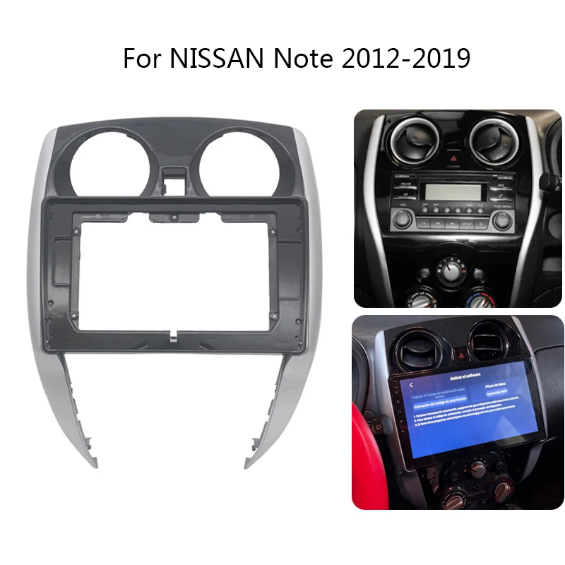 9-10-Inch-Car-Radio-Fascia-For-Nissan-Note-2012-2019-Video-Panel-Player ...