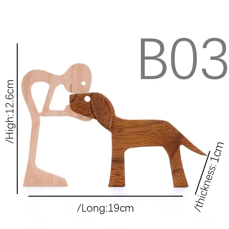 Деревянная статуэтка собаки AUERHAHN | AliExpress