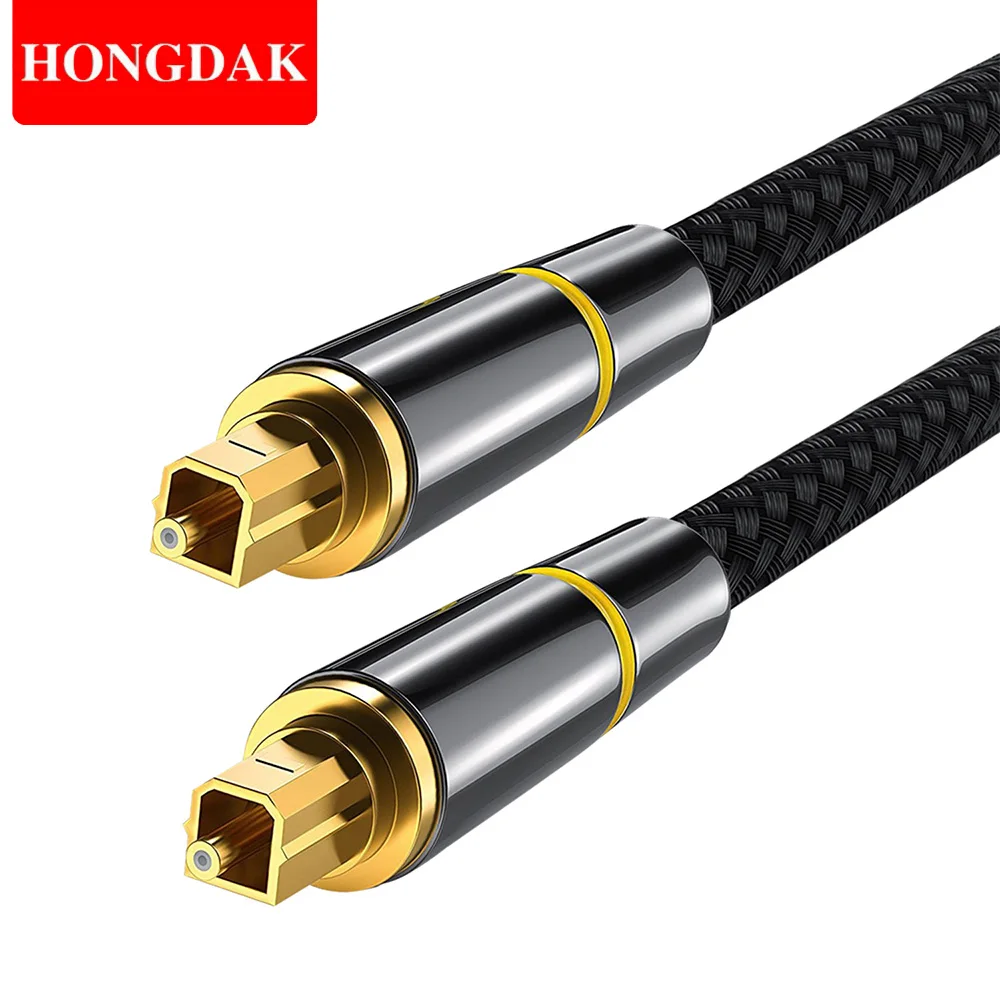 Cabo de Áudio Digital Óptico Toslink 1m 3m Cabo Coaxial SPDIF para ...