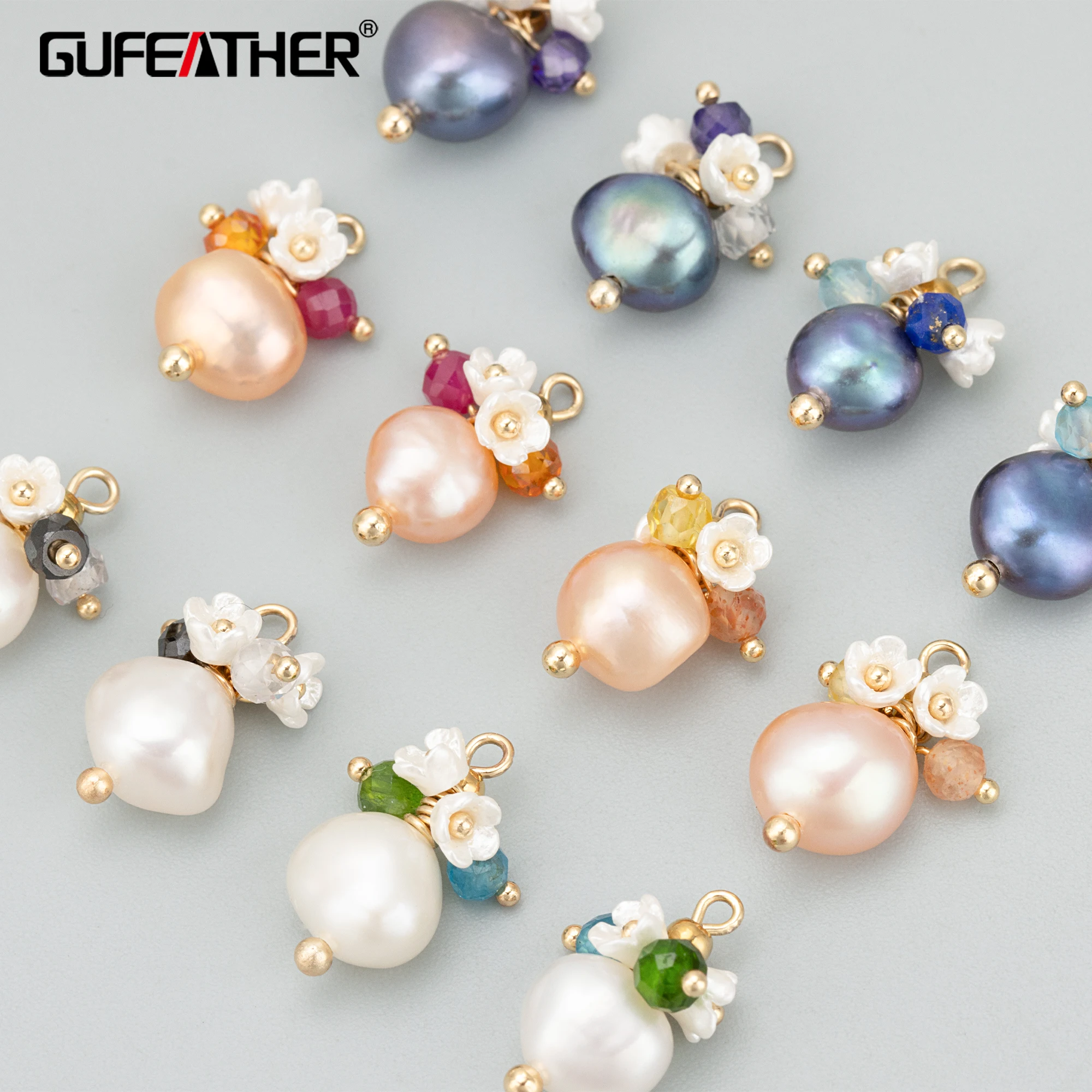 GUFEATHER-ME43-jewelry-accessories-18k-gold-plated-copper-natural-pearl ...