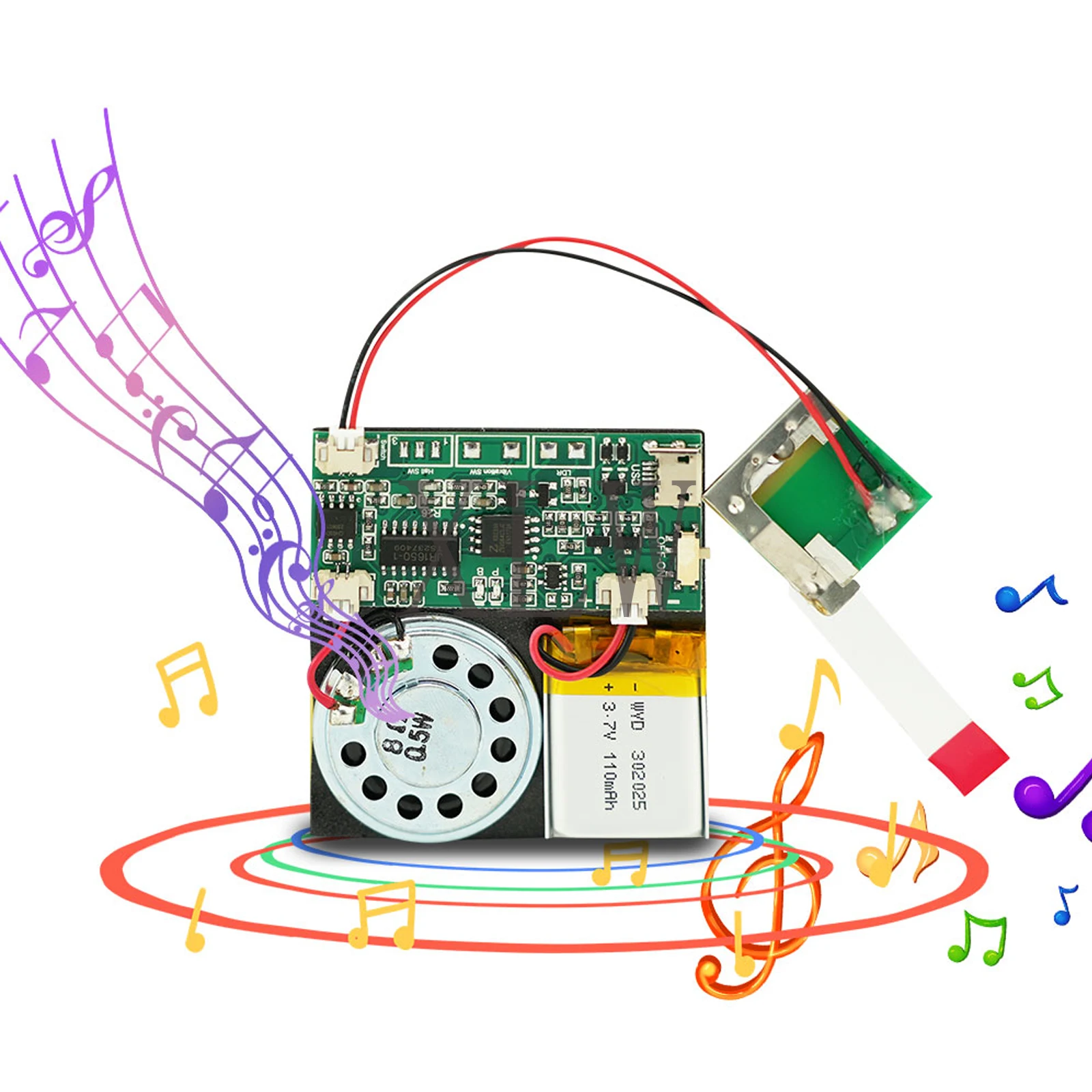 8MB-Greeting-Card-MP3-Music-Player-Sound-Module-USB-Downloadable ...