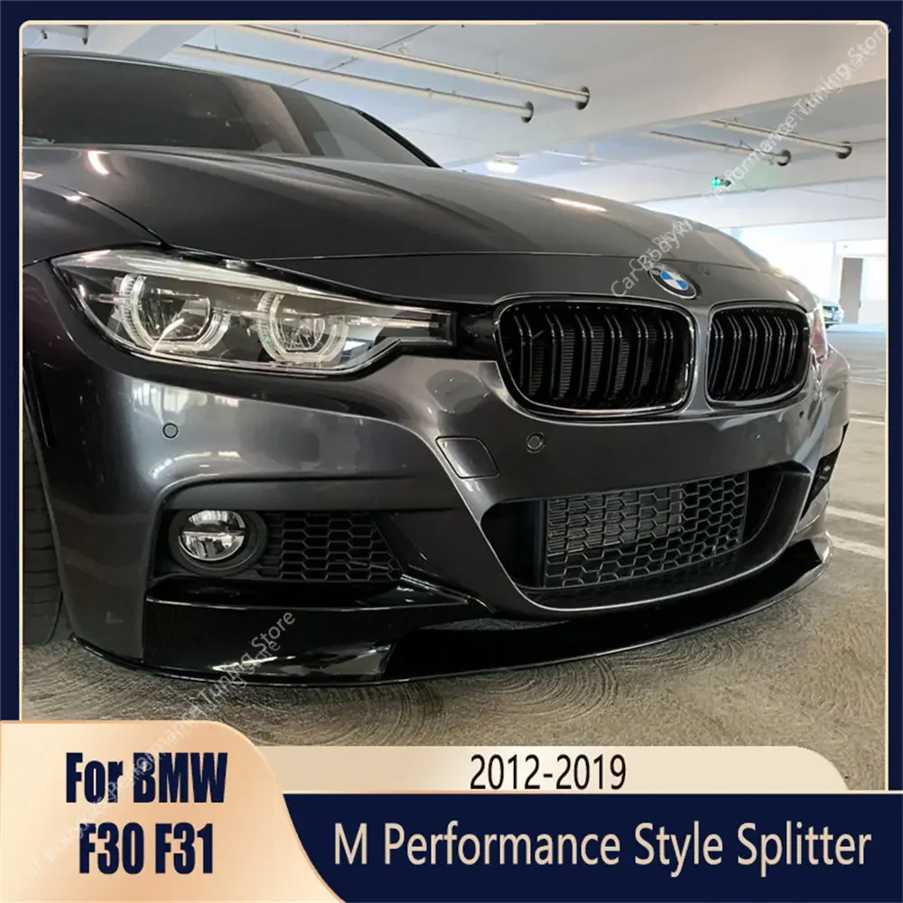 Performance-Style-Splitter-For-Bmw-F30-F31-Front-Bumper-Lip-Spoiler-3 ...