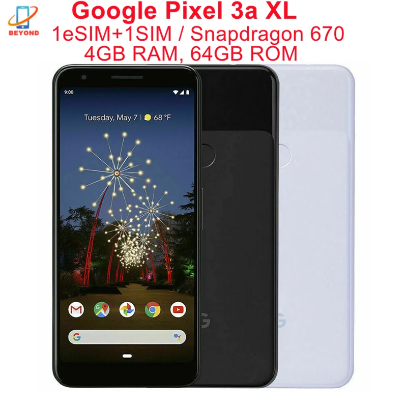 Google Pixel 3a XL 3aXL 6" 4GB RAM 64GB ROM NFC Octa Core Snapdragon ...