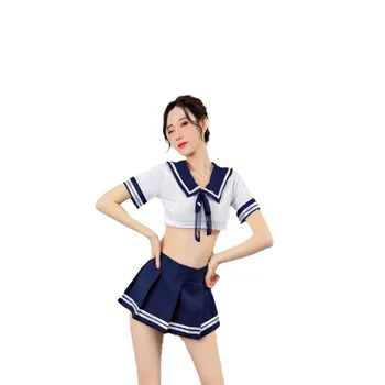 Japan/Korean Costume Schoolgirl Lingerie Dirndl School Girl Sexy Cute ...