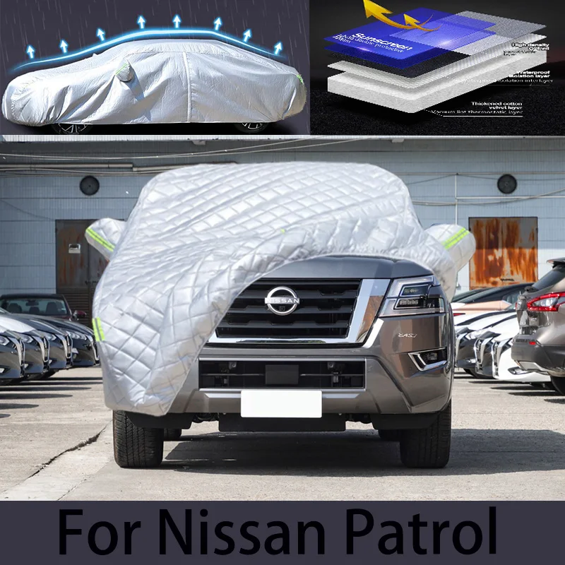 For-Nissan-Patrol-Car-hail-protection-cover-rain-protection-scratch ...