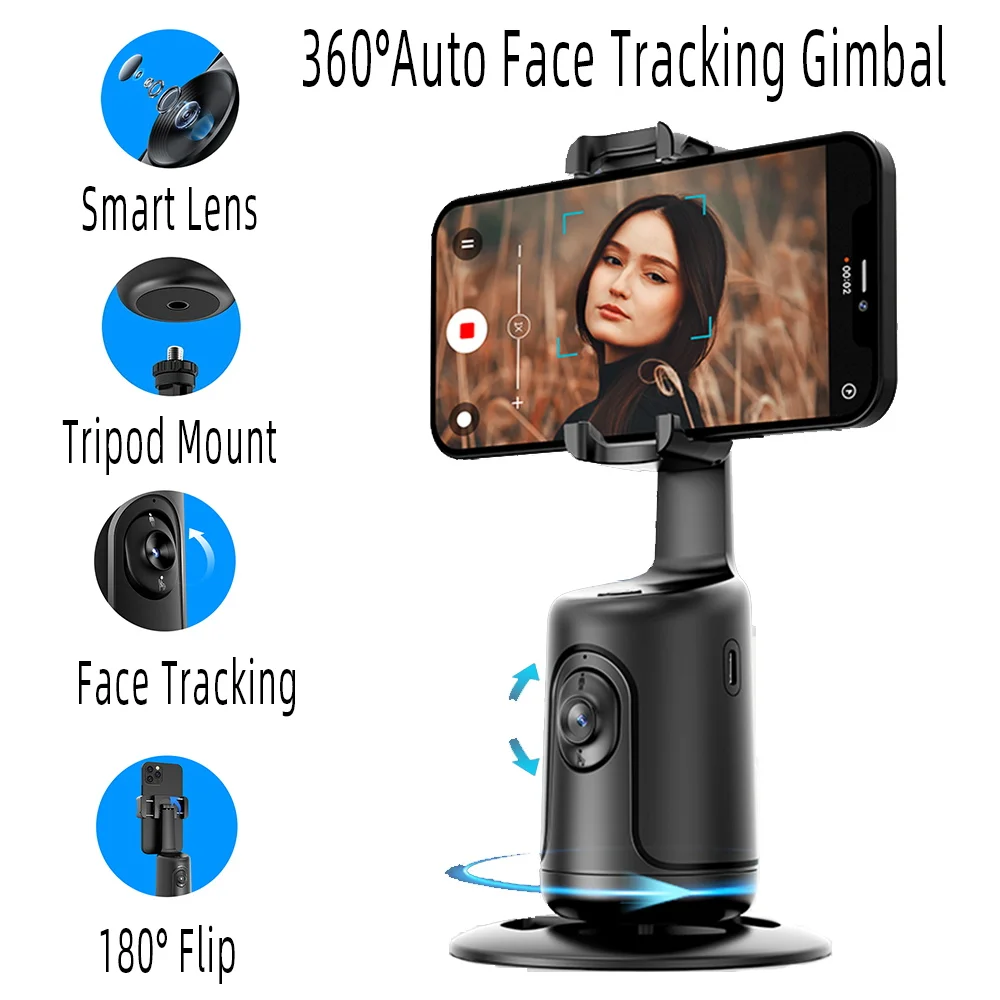 Auto Face Tracking Gimbal Stabilizer | Auto Face Tracking Phone Holder ...