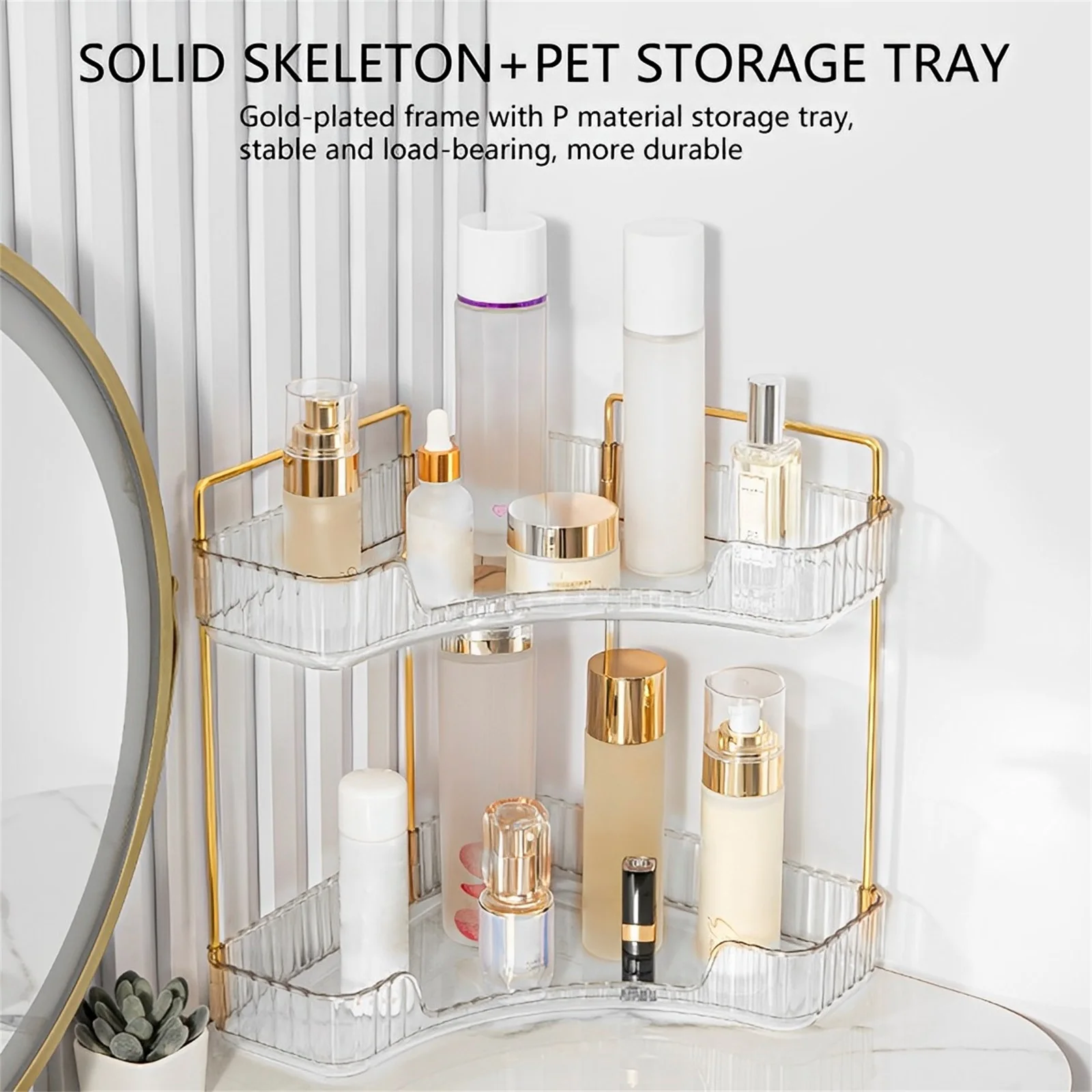 2-Tier-Corner-Bathroom-Countertop-Organizer-Metal-Counter-Corner-Shelf ...