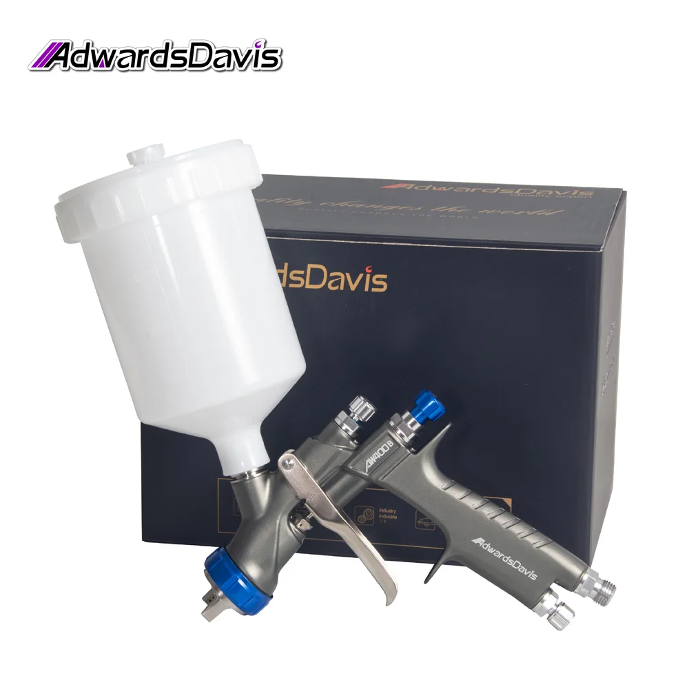 W400 HVLP 1.3/1.4mm High Atomization Pneumatic Spray Guns Forged V ...