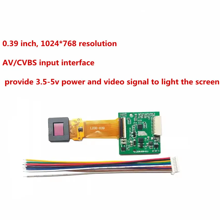 DIY-Night-Vision-Finder-FPV-Screen-Video-Glasses-Single-Eye-0-39-Inches ...