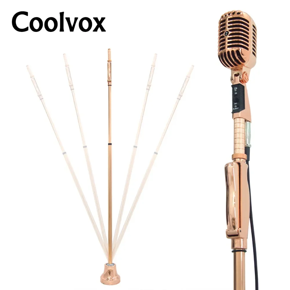 Coolvox-360-degree-Swing-Telescopic-Wired-Vintage-Classic-Metal-plating ...