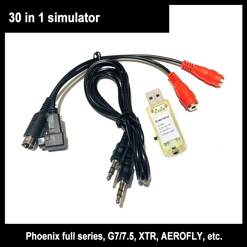 30-In-1-Rc-Usb-Flight-Simulator-With-Cables-For-G7-Phoenix-5-0-Aerofly ...
