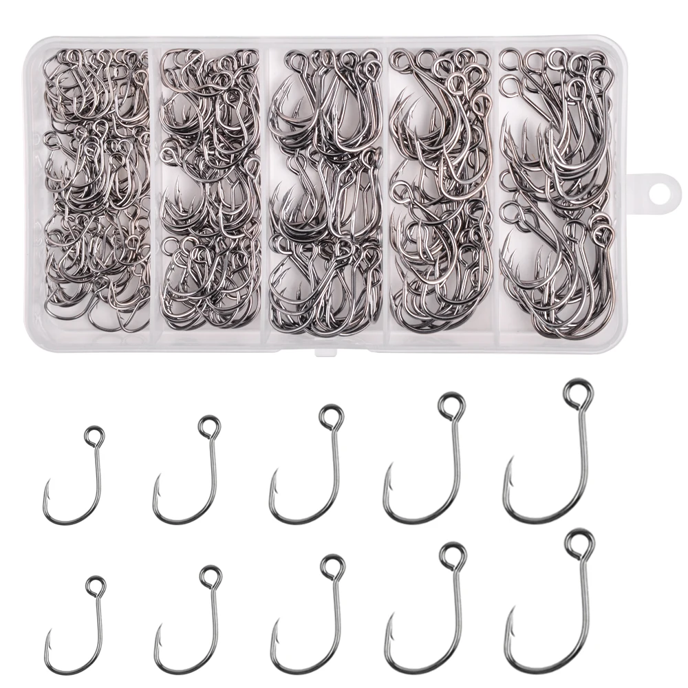 120-250Pcs-Inline-Single-Hooks-Single-Replacement-Hooks-Spinner-bait ...