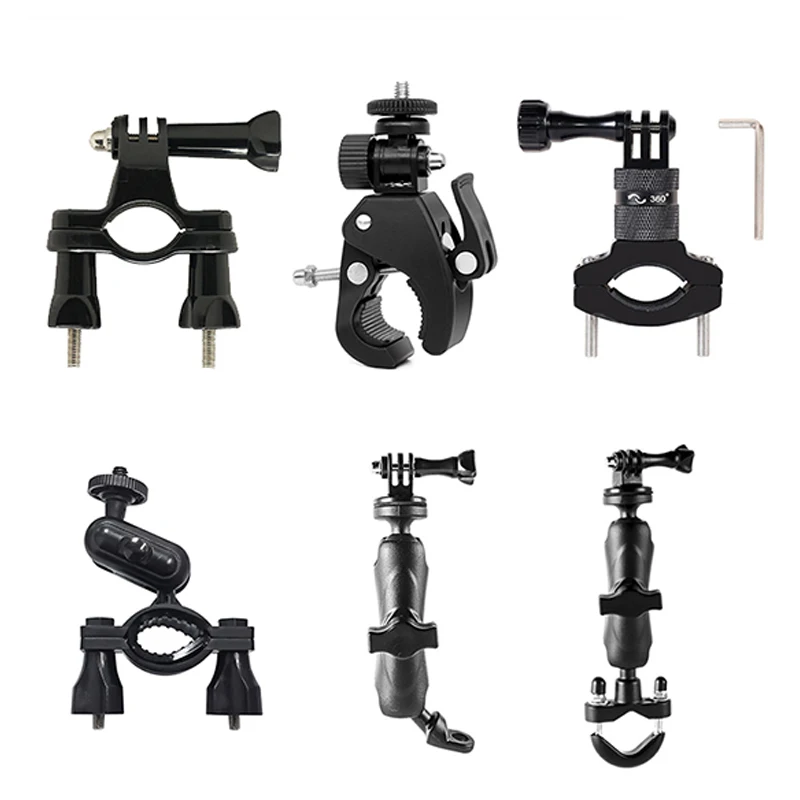 For-GoPro-Hero-12-Aluminum-Alloy-Motorcycle-Mounting-Bracket-Handlebar ...