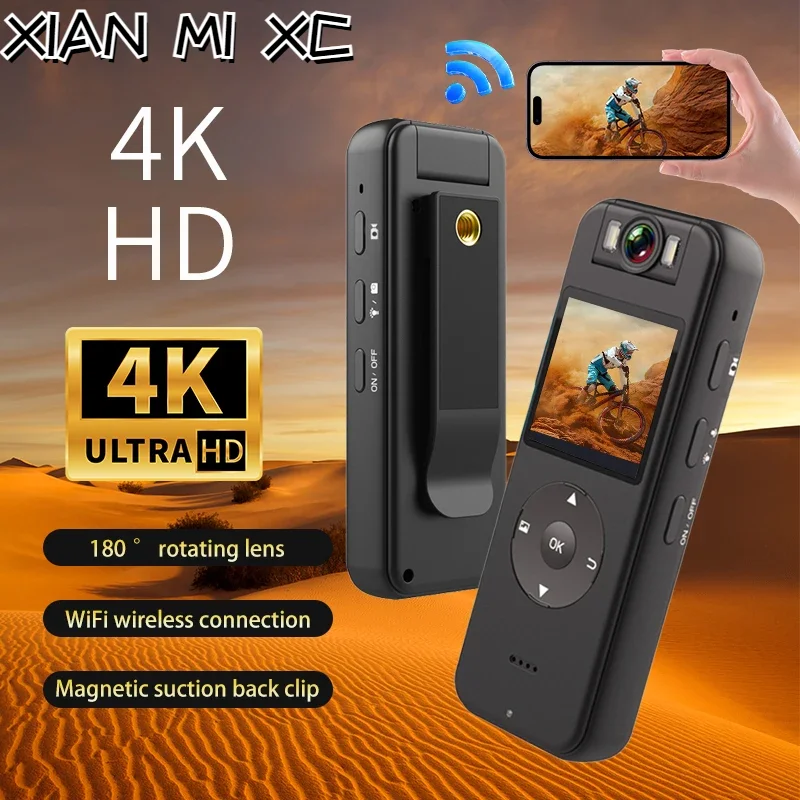 Xian Mi Xc 4k HD Mini Camera Portable Digital Camera Wireless Wifi ...