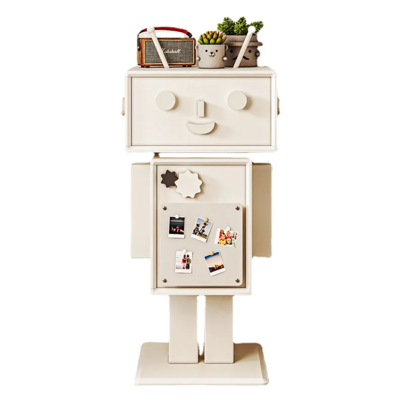 Robot-Cabinet-Nordic-Simple-Solid-Wood-Paint-Storage-Cabinet-Small ...