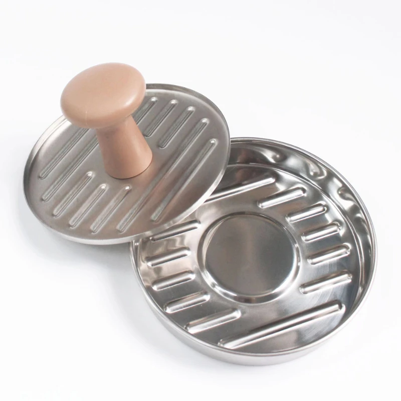 Burger-Meat-Mold-12-cm-Round-Hamburger-Press-Aluminum-Alloy-Hamburger ...