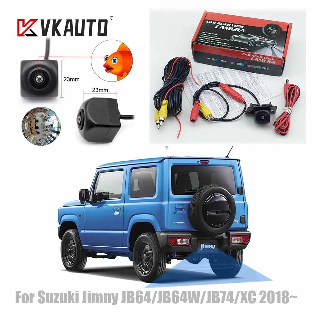 VkAUTO-c-mara-de-visi-n-trasera-ojo-de-pez-para-Suzuki-Jimny-JB64-JB64W ...