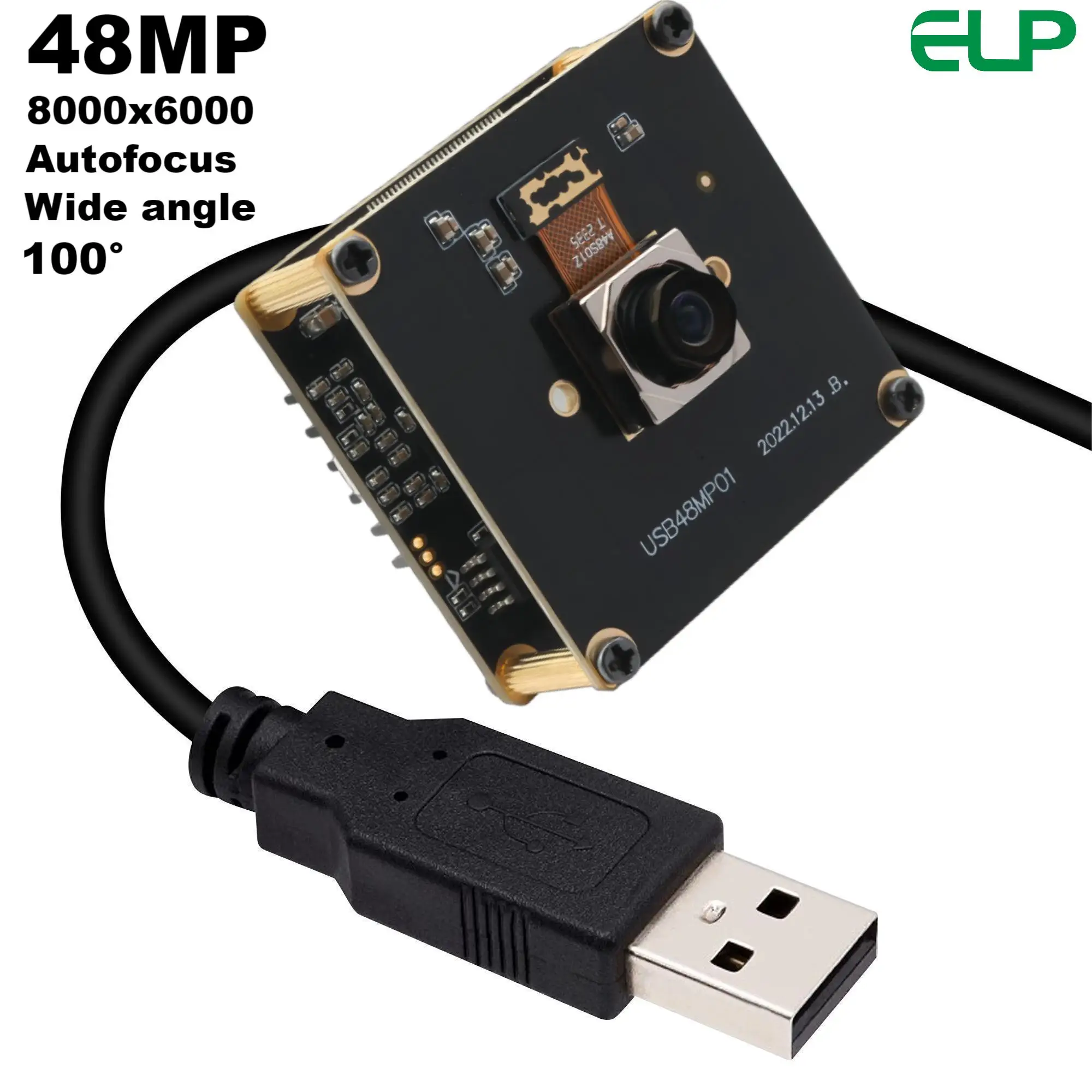 ELP-Wide-Angle-USB-Camera-48MP-6000P-Ultra-HD-Fast-Autofocus-100degree ...