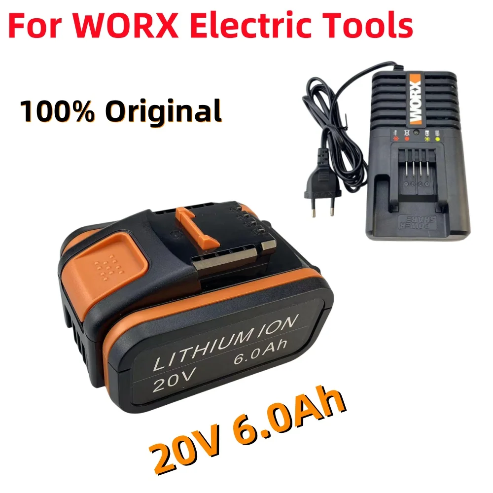 For-WORX-20V-battery-6-0Ah-Lithium-Rechargeable-WA3553-WA3551-WA3553-1 ...