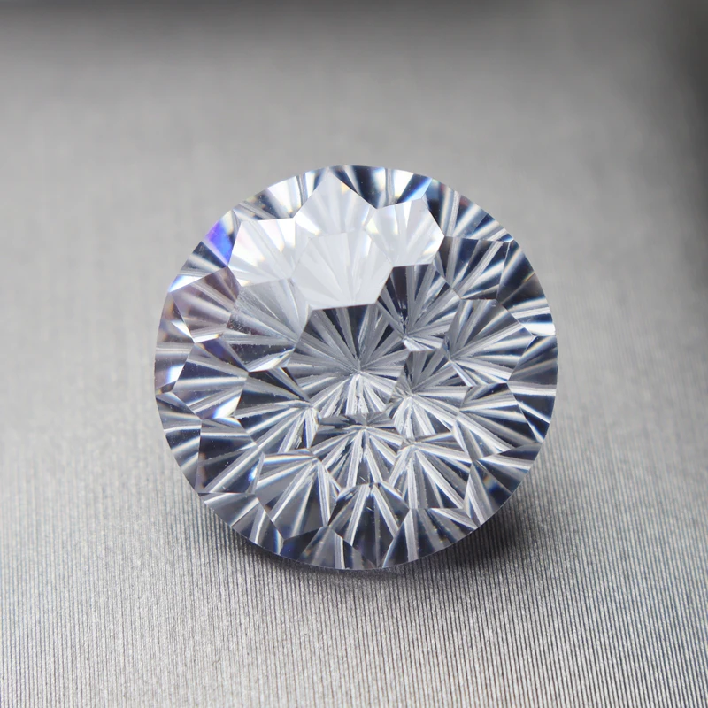 Fireworks-cut-faceted-created-white-gemstone-round-beads-for-jewelry ...