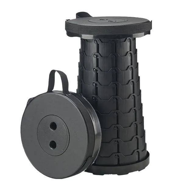 Portable Folding Telescopic Stool Lightweight Plastic Subway Queuing ...