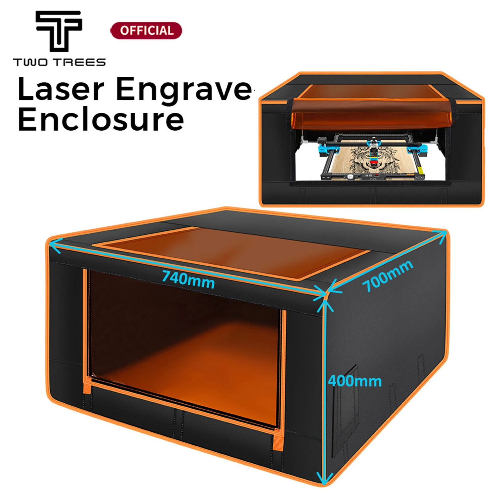 TWO-TREES-Laser-Engraver-Enclosure-with-Vent-for-TS2-Engraving-Machine ...