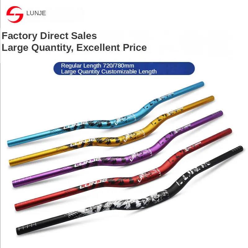 LUNJE-Mountain-Bike-Handlebar-XC-AM-Off-road-720-780mm-Bicycle-Aluminum ...