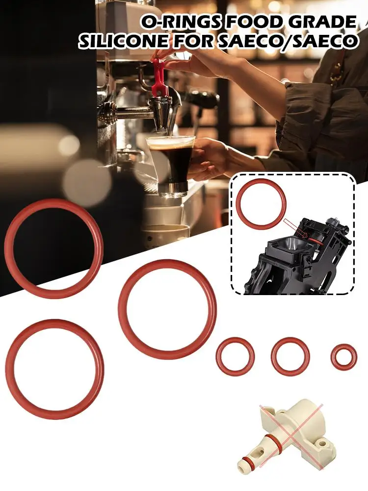 1/10/15pcs O-rings Food Grade Silicone For Saeco/Saeco Odea Silicone O ...