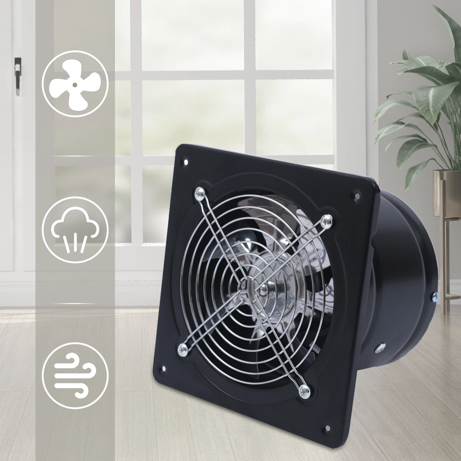 Axial-Ventilation-Fan-Industrial-Fan-Channel-Fan-for-Supply-Air-Exhaust ...
