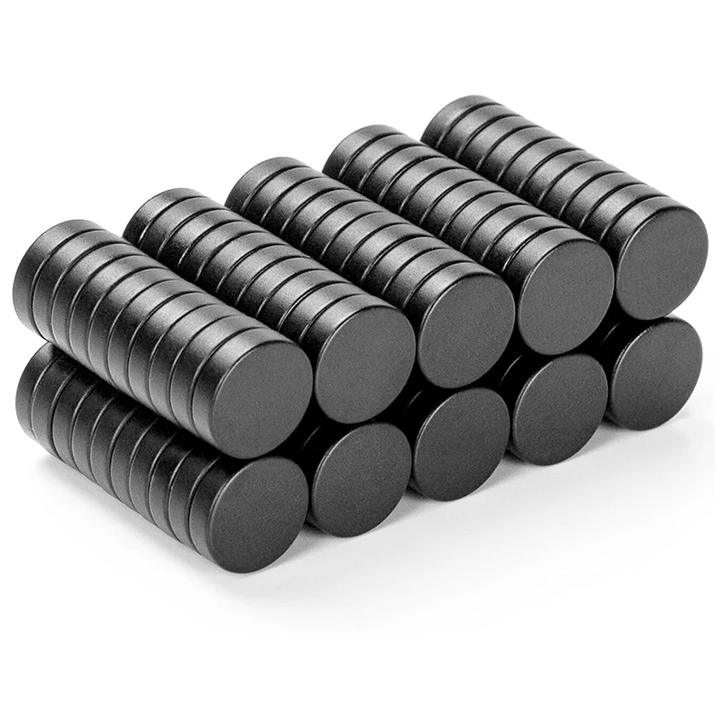 100PCS Super Strong Magnet 16x4mm Round Black Magnet Fridge Ferrite ...