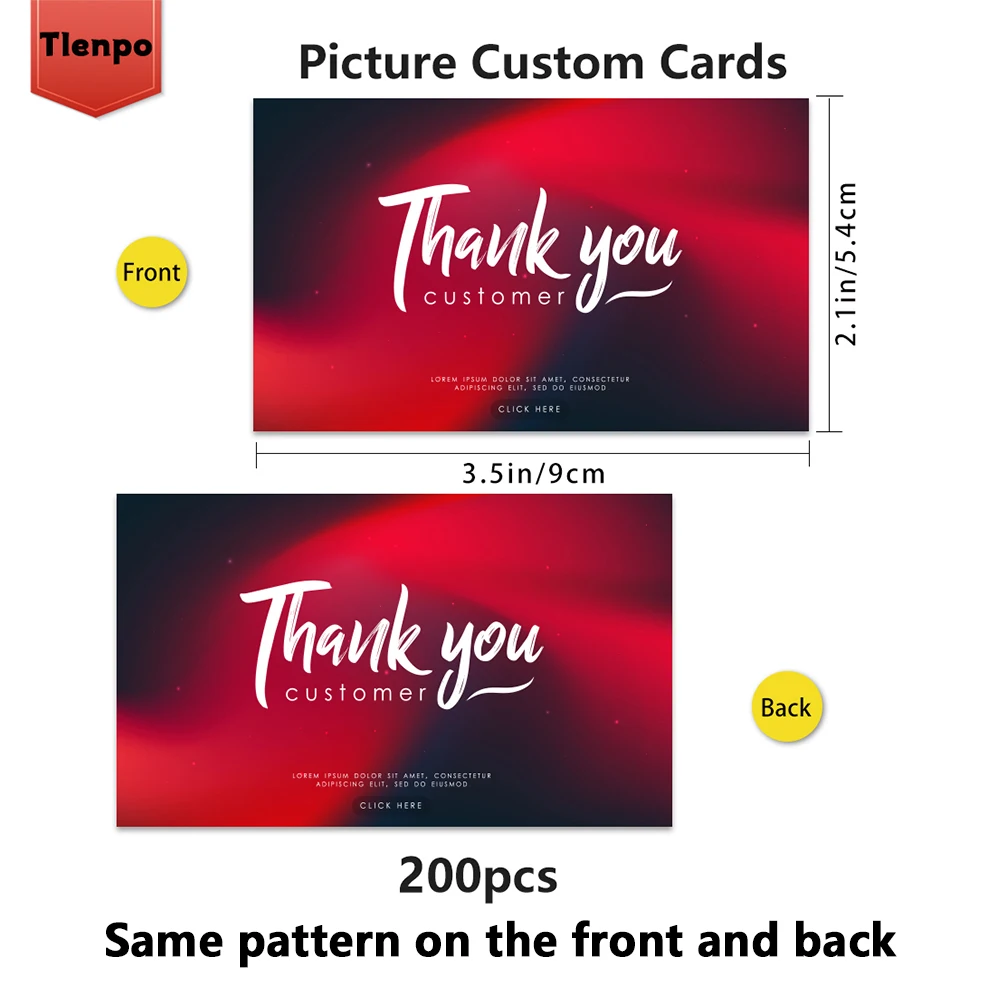 200pcs, Custom Business Cards/Cards, Business Cards, Desktop Business ...