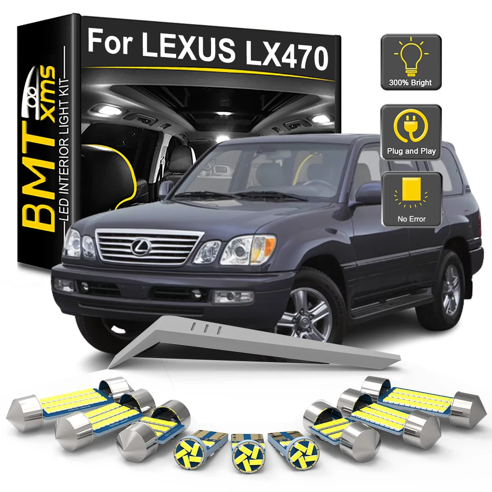 BMTxms 15Pcs LED Interior Light Bulb Kit For Lexus LX 470 LX470 1998 ...