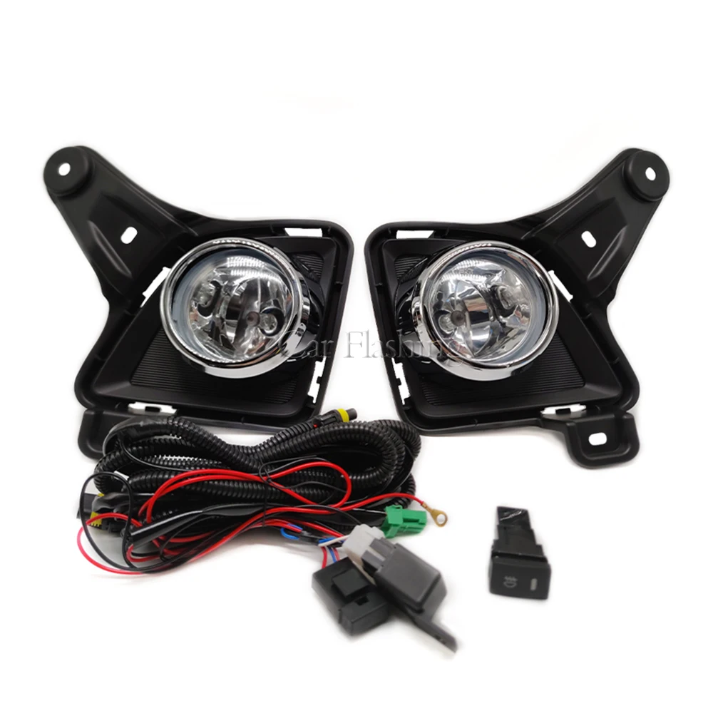 Harness Wiring Cover Grille Halogen Car LED Fog Lights Front Bumper Fog ...