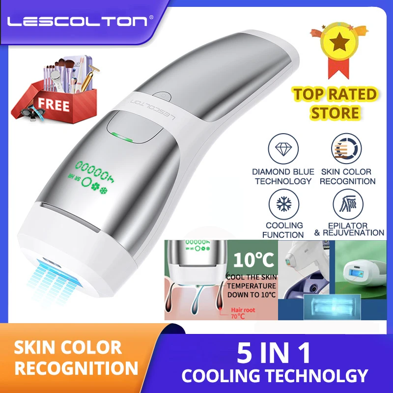 Lescolton – épilateur Laser électrique 5 en 1 Sapphire IPL, épilation ...