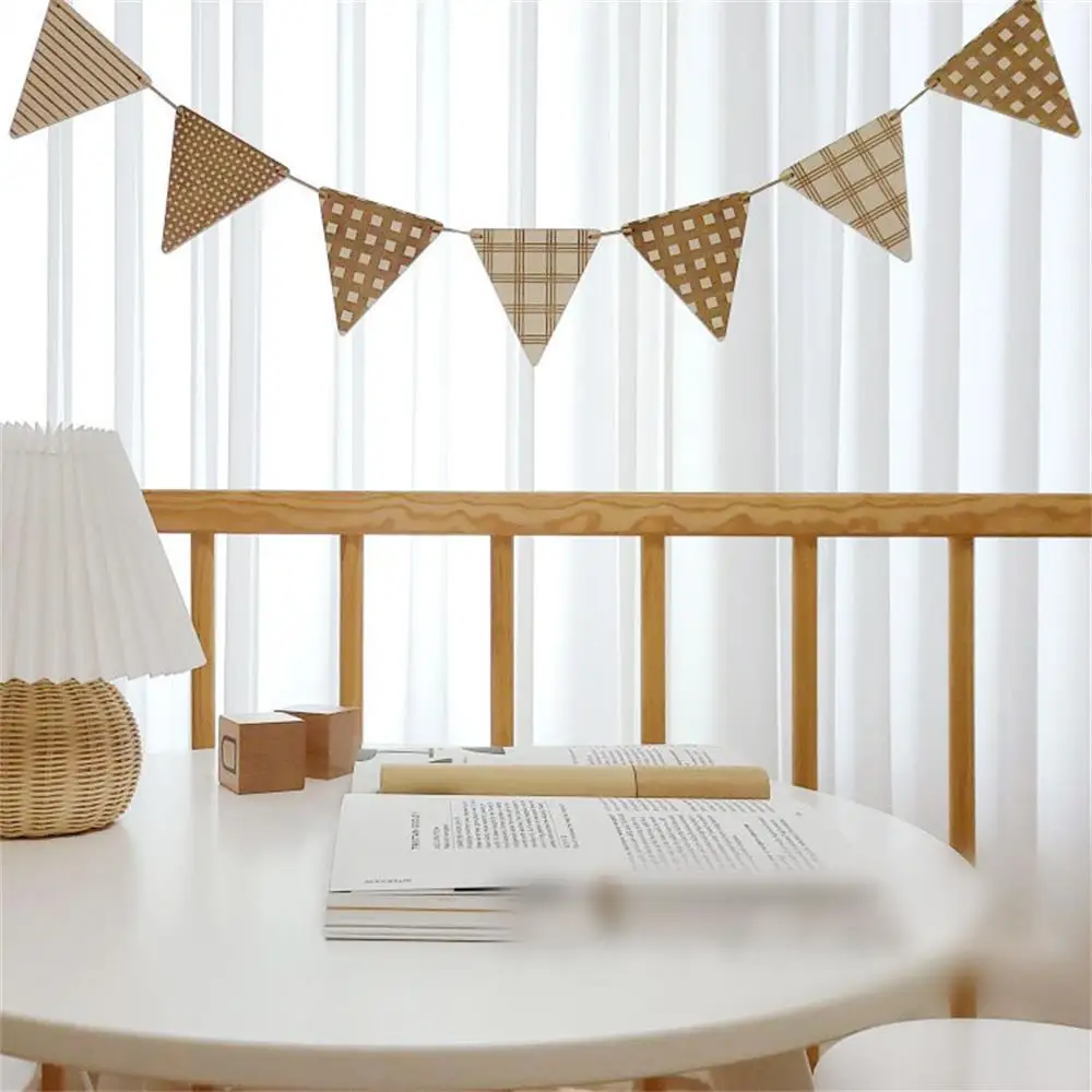 Banner-Streamer-Wooden-Triangle-Pull-Flag-String-Birthday-Party-Listing ...