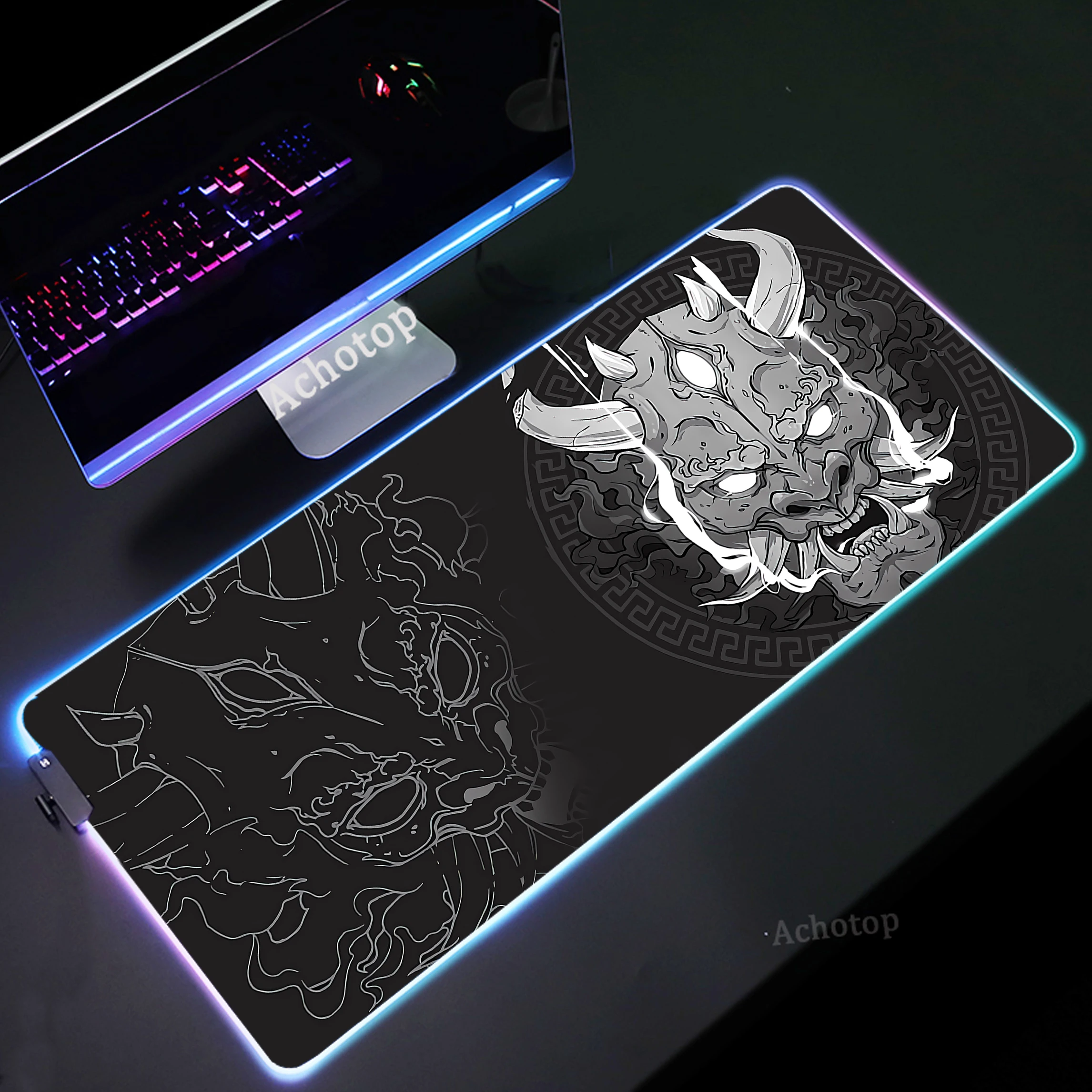 Large-RGB-Mousepad-XXL-900x400-Oni-LED-Luminous-Mousemat-Computer ...