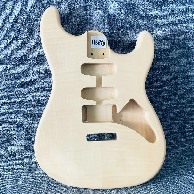 HB698-ST-Guitar-Body-Nutural-Flamed-Maple-with-Solid-Wood-SSH-Pickups ...