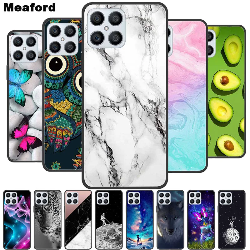 For Honor X8 Case Honor8X 5G 4G Cover Marble Printed Funda Slim Soft ...