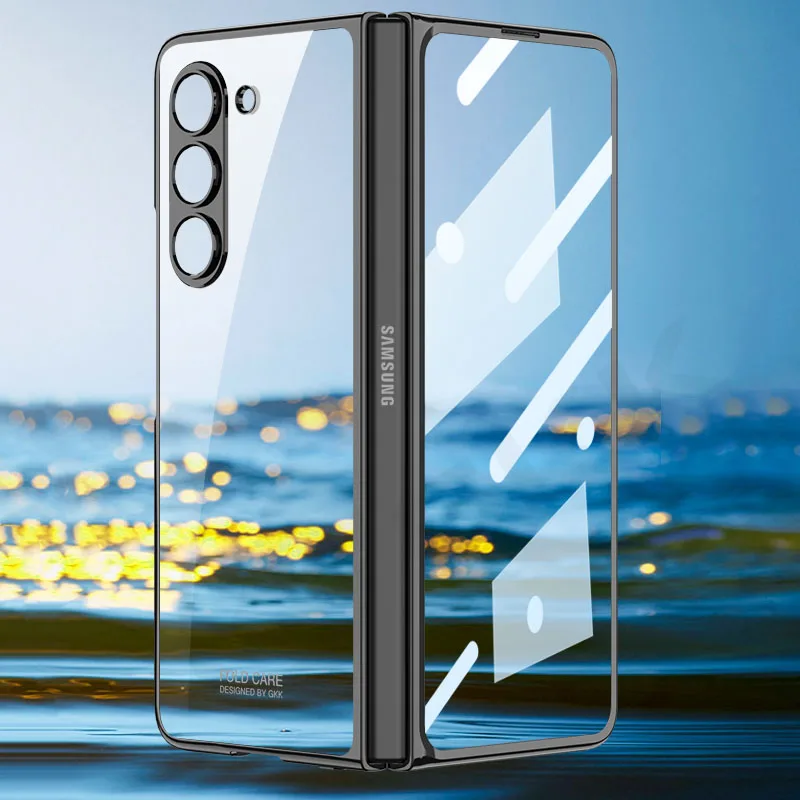 GKK Luxury Plating 360° Protective Hard Case with Front Glass Cover ...