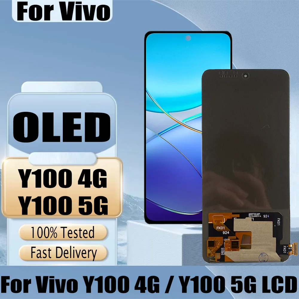 OLED para Vivo Y100 4g V2342 pantalla LCD con Digitalizador de pantalla ...