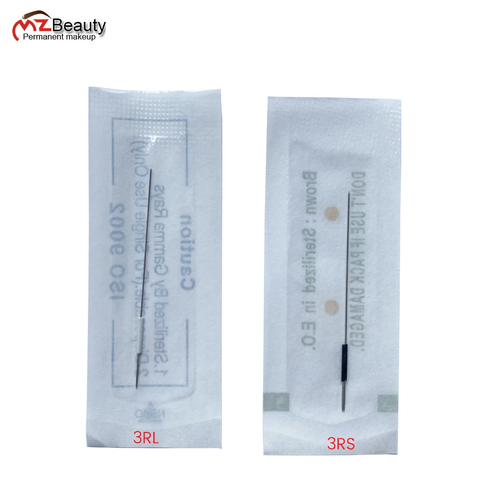 3RL-3RS-Tattoo-Needle-R3-Disposable-Sterilized-Permanent-Makeup-Machine ...