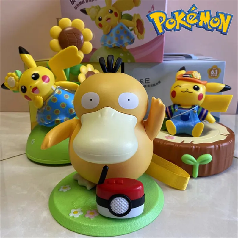 Novo-pokemon-pikachu-el-trica-psyduck-anime-figura-dan-a-pato-a-o ...