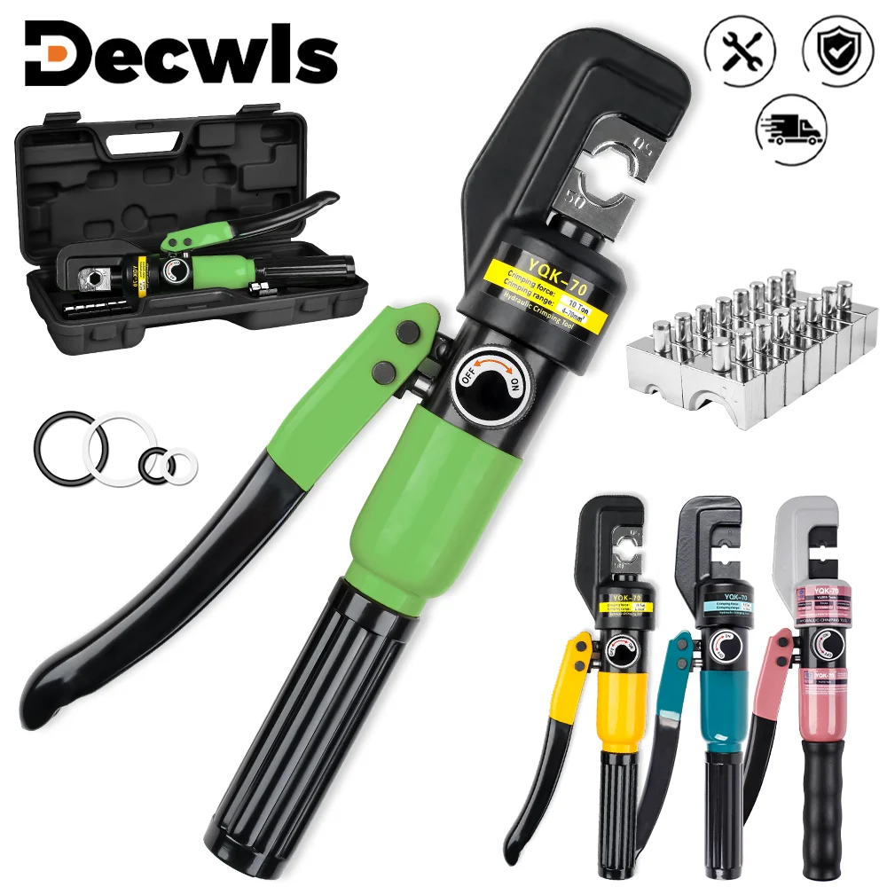Hydraulic Pliers 4-6-8-10-16-25-35-50-70mm² Home Hydraulic Crimping ...