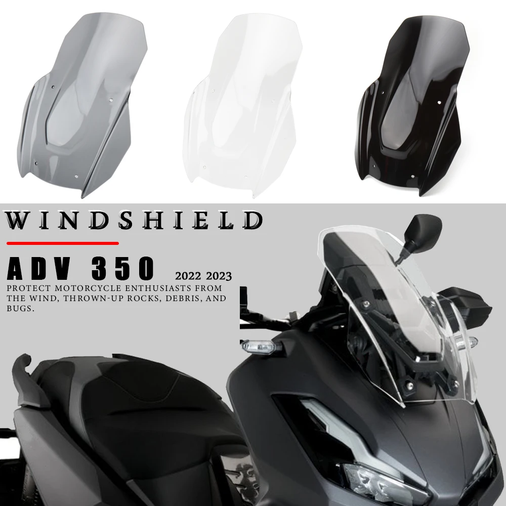 For-Honda-ADV-350-Adv350-2022-2023-Motorcycle-Accessories-Windshield ...