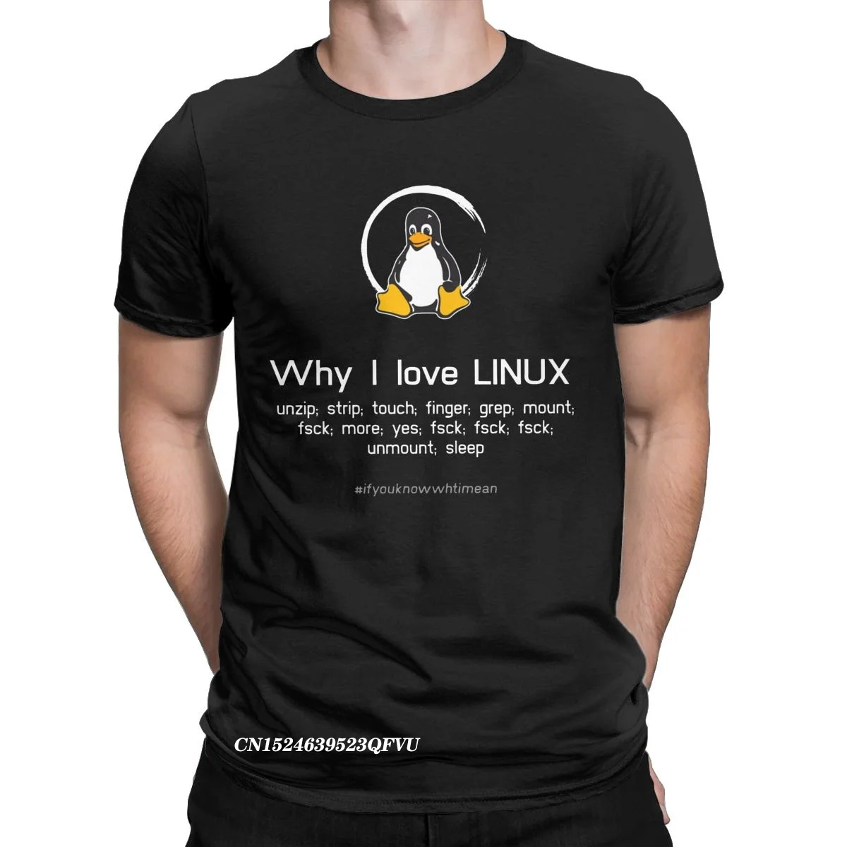 Men-s-Tux-Linux-Penguin-Tshirt-Premium-Cotton-Clothing-Leisure-Harajuku ...