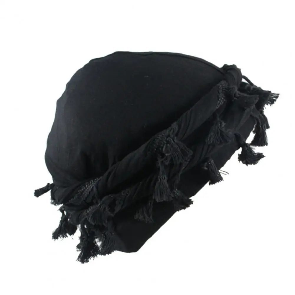 Gorro-de-algod-n-con-flecos-de-cola-trenzada-para-hombre-turbante ...