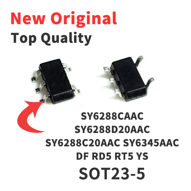 10-Pieces-SY6288CAAC-SY6288D20AAC-SY6288C20AAC-SY6345AAC-Silkscreen-DF ...